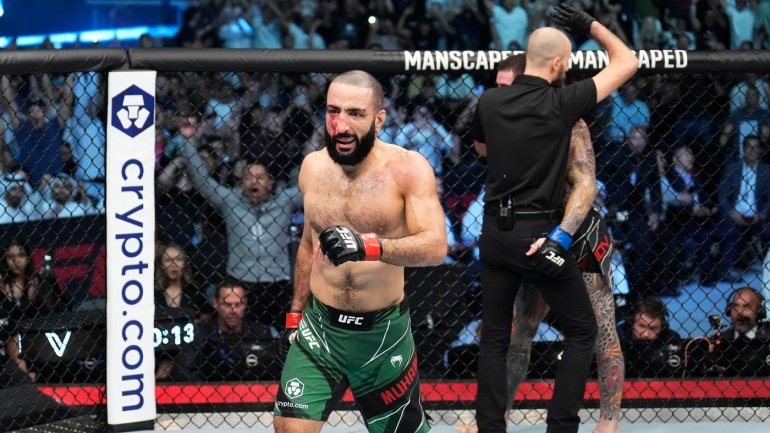 Belal Muhammad wins his fight by TKO over Sean Brady!!! | MMA MAG